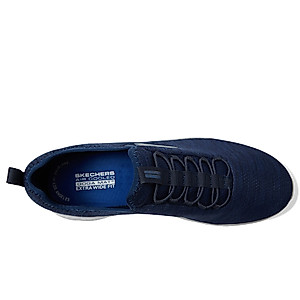 Skechers Men's GOwalk Flex-Athletic Slip-On Casual Walking Shoes with Air Cooled Foam Sneakers, Navy/Blue 2, 9