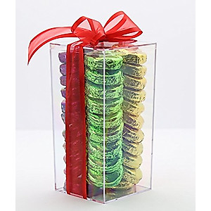 Clear Rigid Plastic Box (4"L X 4"W X 8"H) - 25 Pieces Per Pack