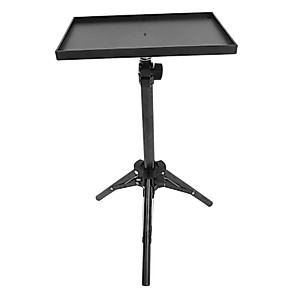 DOITOOL Projector Stand Tripod, Foldable Laptop Tripod, Portable Laptop Stand Projector Stand with Adjustable Height, for Office, Home, Stage or Studio (21.6 x 4.5 x 14.5 Inch)