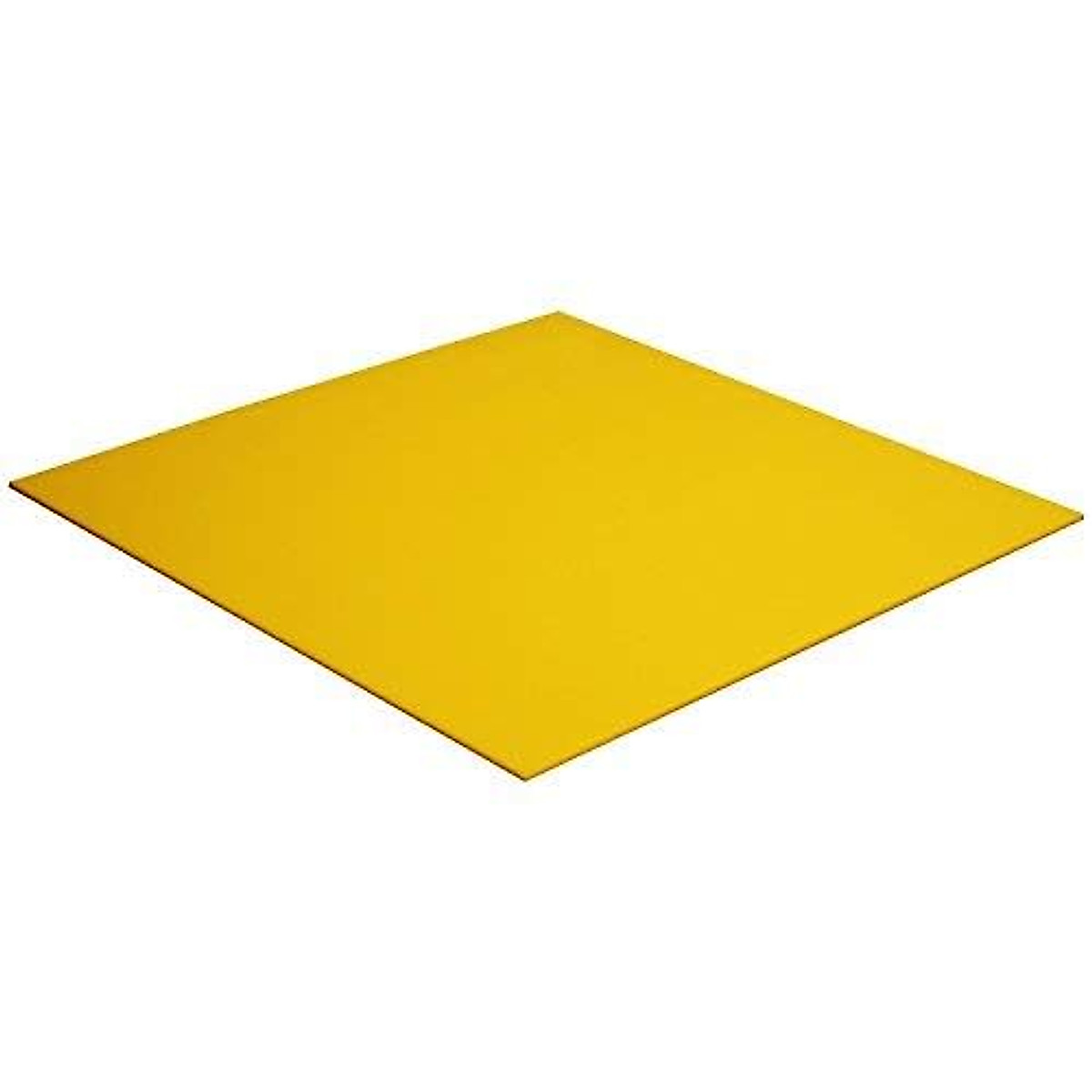 Acrylic Plexiglass Sheet 1/8” Thick Lucite Plastic Board for DIY and Art Projects, Décor and Home Improvement Weather and UV Resistant Glass Replacement 12" x 12" Pre-Cut Plexiglass Sheets(Yellow)