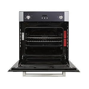 Magic Chef Single Electric Wall Oven with Convection Feature for Cooking & Baking, 24"