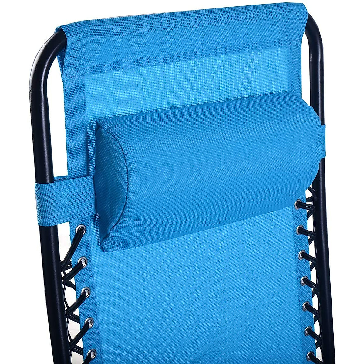 Topment Folding Patio Lawn Beach Recliner Outdoor Zero Gravity Lounge Chair, 1 PC, Blue