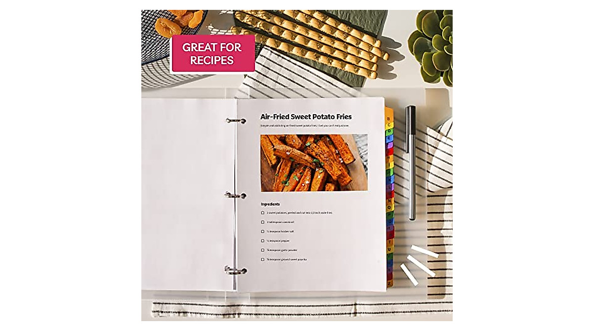 Organize with A-Z Binder Dividers - 3 Sets for 3 Ring Binders