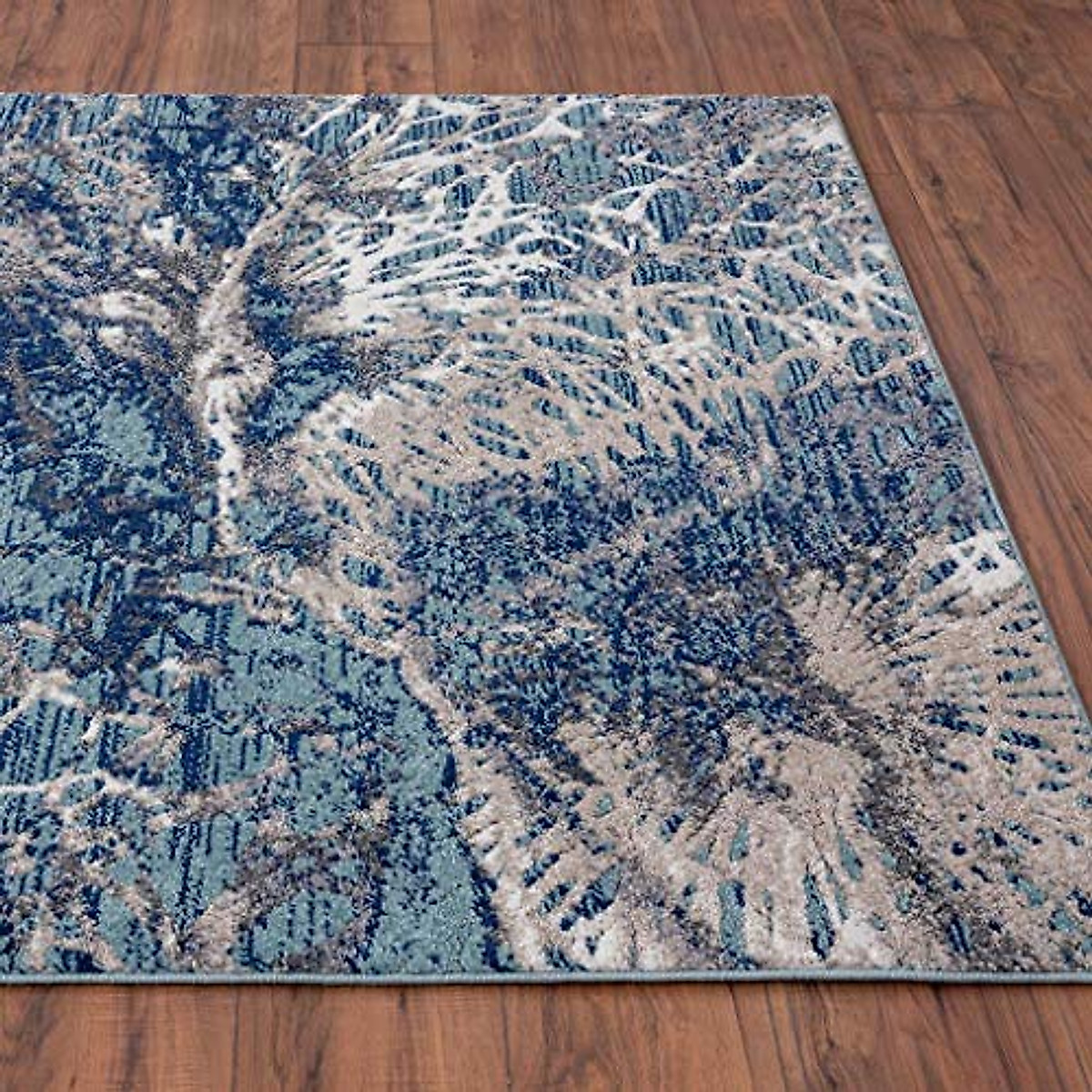LUXE WEAVERS Beverly Collection Modern Area Rug 6494 Blue 8x10