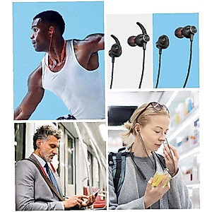 Bluetooth Headphone Neckband Earphones Wirelesss Sport Earbuds TWS DD9 Running Headset Waterproof Noise Reduction for Workout BlackBluetooth and Wired Headset