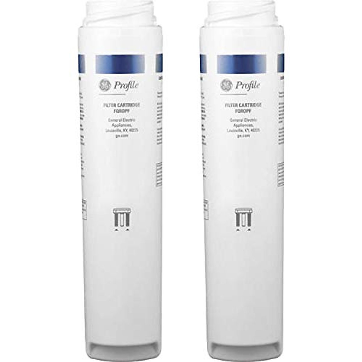 General Electric GE Profile FQROPF Reverse Osmosis Replacement Filter Set, White, 8.50 x 2.00 x 2.00 inches (Twо Расk)