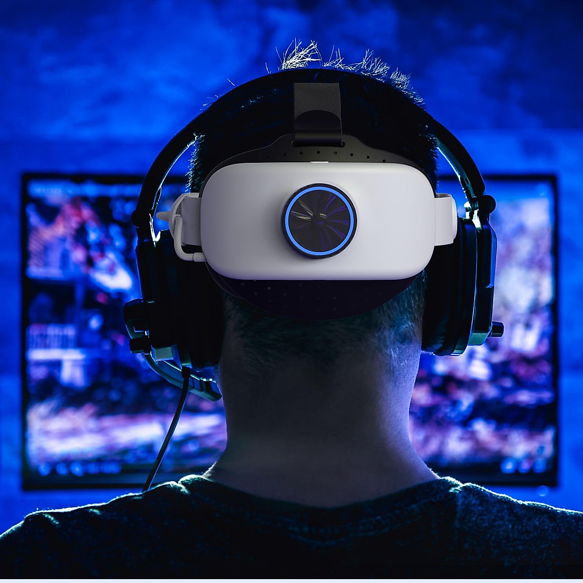 Comfort Head Strap with Battery for Meta Quest 3/Quest 3S, 8000Mah Elite Strap Battery Pack Extend 7 hrs Playtime, Adjustable Lightweight Headset Strap Accessories