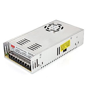 SUPERNIGHT 12V 30A Switching Power Supply, 110-240 Volt AC to DC 360W Universal Regulated Switching Transformer Adapter Driver for 3D Printer, CCTV, Radio, LED Strip Lights,Computer Project