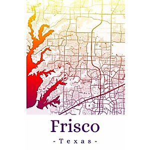 Frisco Texas: Your city, your region, your home! | Composition Notebook 6x9 blank 120 pages
