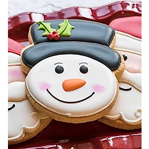 Snowman Head/Face Cookie Cutter, 4" Made in USA by Ann Clark