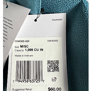 Nike One 18L Training Gym Tote Bag 1,099 cu. in. Cerulean Blue DH4063-424 Yoga