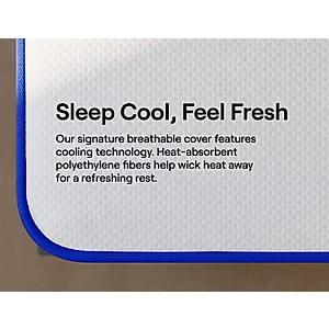 Nectar Hybrid Queen Mattress 12 Inch - Medium Firm Gel Memory Foam - Steel Springs - Cooling Technology - 365-Night Trial - Forever Warranty, White
