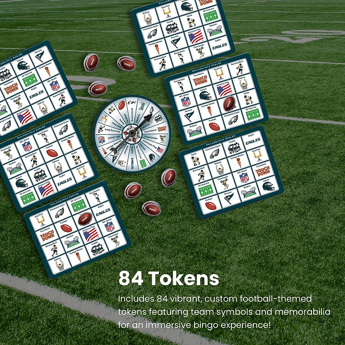 Masterpieces Kids Games - NFL Green Bay Packers Bingo Game