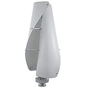 Gdrasuya10 Wind Turbine Generator 450W 24V DC Vertical Axis Turbine Wind Generator with Charge Controller for Hybrid Wind Solar System AC Permanent Magnet Helix Maglev Generator Wind Turbine Kit