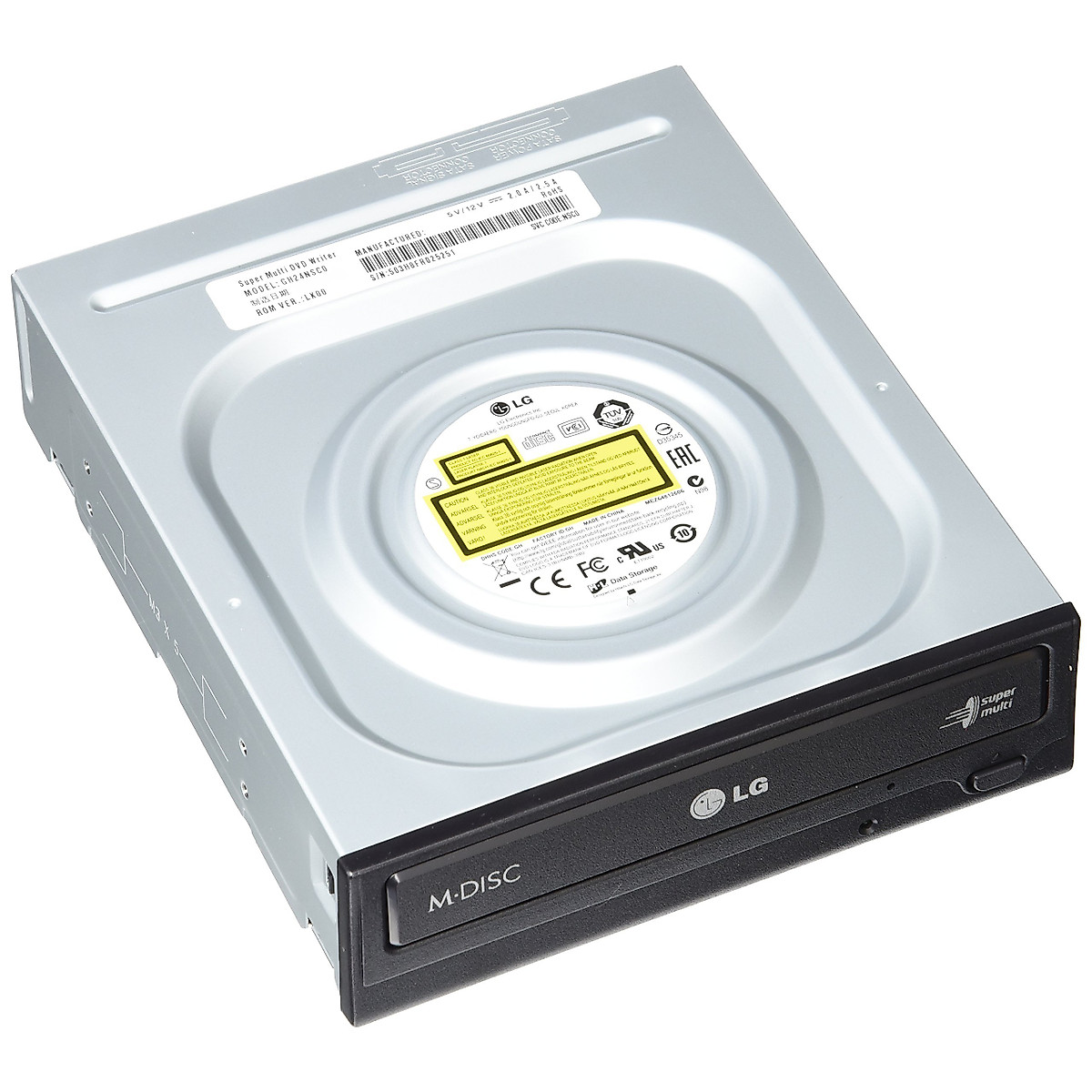 LG Electronics GH24NSC0R 24X SATA Super-Multi DVD Internal Rewriter, Black