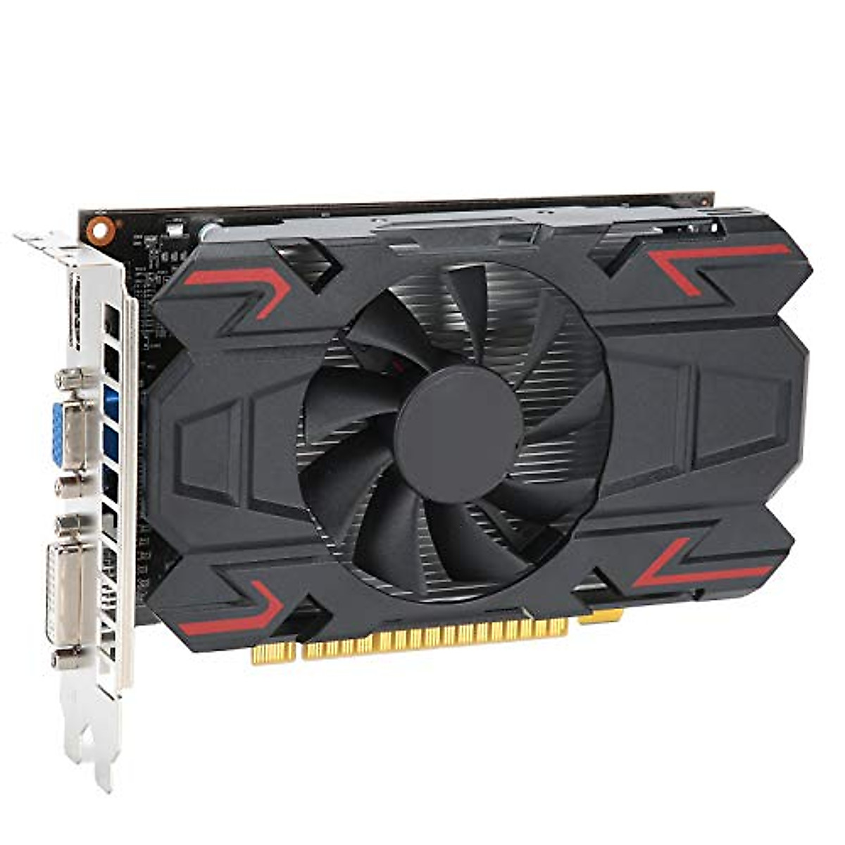 Yoidesu ATI HD6770 4GB Graphics Card, 4GB 128Bit DDR5 650MHz Computer PC Gaming Video Graphics Card GPU, Single Fan Low Profile Graphics Card, Computer Network Accessories