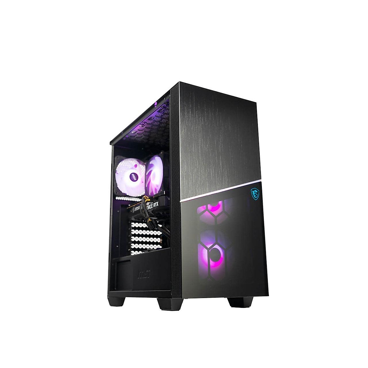 MSI Infinite ZS (Full) Gaming Desktop, AMD Ryzen R5-5600X, GeForce RTX 3050, 16GB Memory (Dual-CHL), 500GB SSD, WiFi 6, USB Type-C, VR-Ready, Windows 11 Home (5TH-401US)