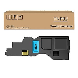 FLOAPA TNP-92 Toner Cartridge Use for Konica Minolta Bizhub C3120i Printers Cyan