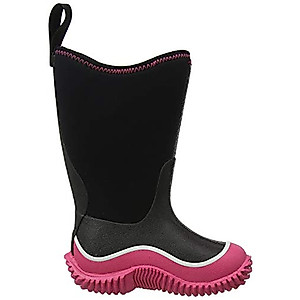 Muck Boots Hale Multi-Season Kids' Rubber Boot,Pink/Black,7 M US Big Kid