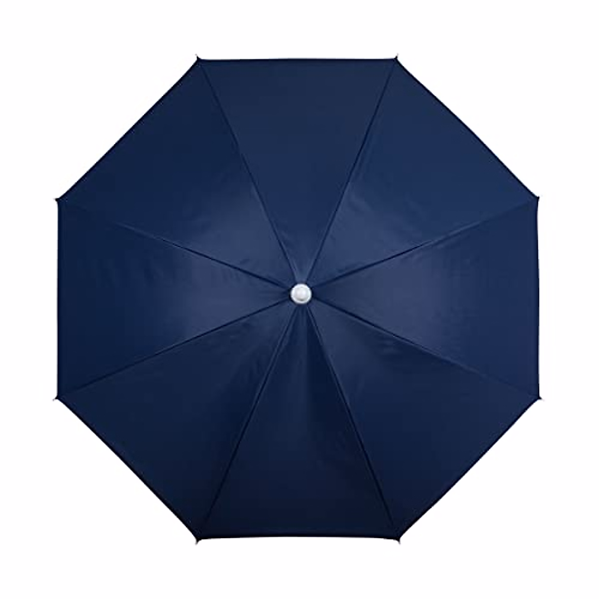 PICNIC TIME Outdoor Canopy Sunshade Beach Umbrella 5.5', Small Patio Umbrella, Beach Chair Umbrella, (Navy Blue)