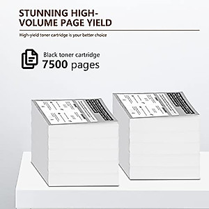 DRAWN C310HA Black High Yield Toner 406475 Compatible C310HA Toner Cartridge Replacement for Ricoh Aficio SP C310 C310A C231SF C232SF C242SF C320DN Printer, C310HA (Up to 7,500 Pages )