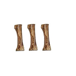 MPP All Natural Buffalo Meaty Femur Dog Bone 7 to 9 Inch Packs Healthy Dental Chews (3 Bones)