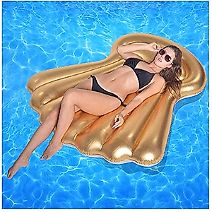 Glaceon Adult Large Floating Row Pool Float Inflatable Water Lounger Toys Swimming Ring Suitable The Beach Summer Party Outdoor Water Recreation