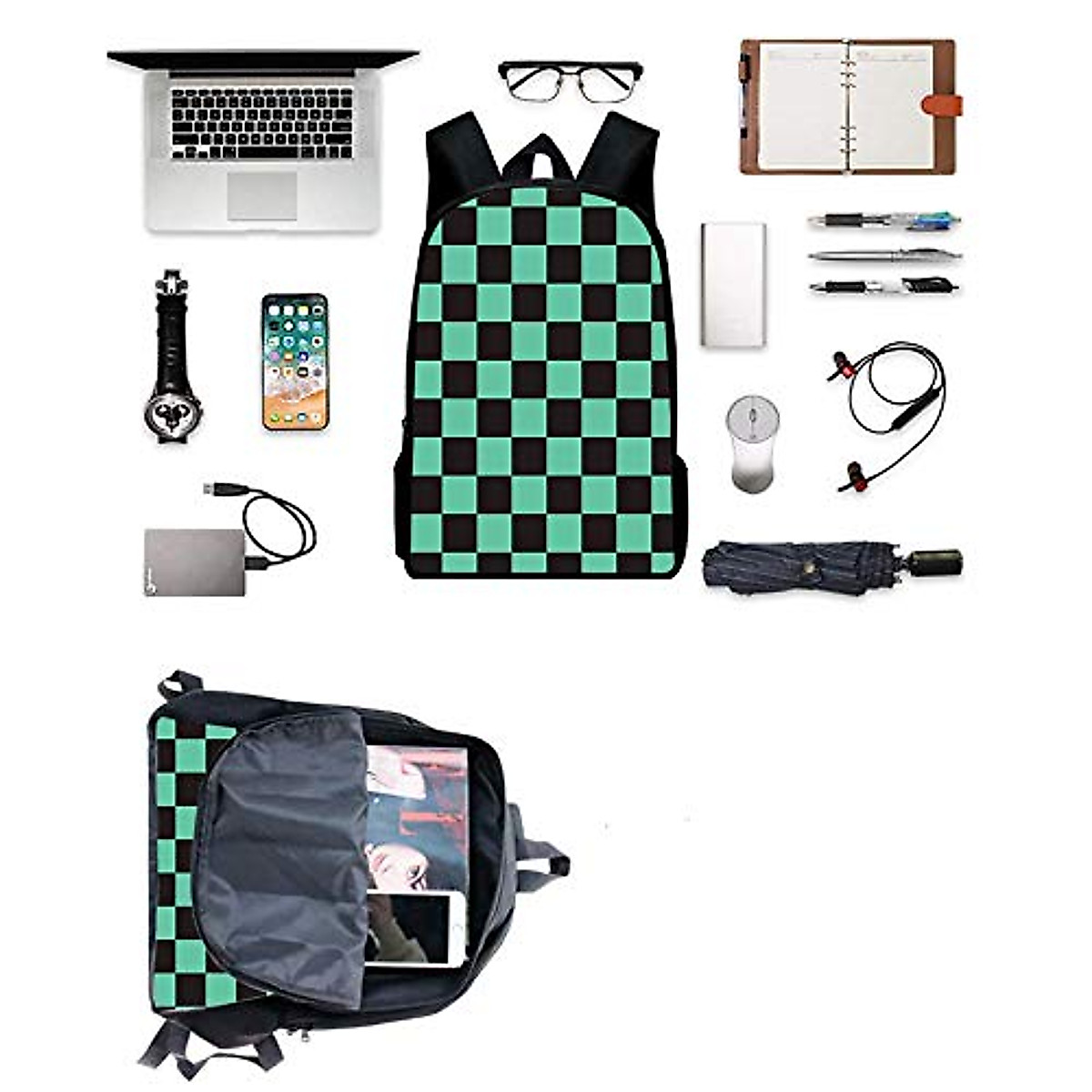 FEIRUIJI Backwoods Backpack Laptop School Travel Shoulder Book for men women