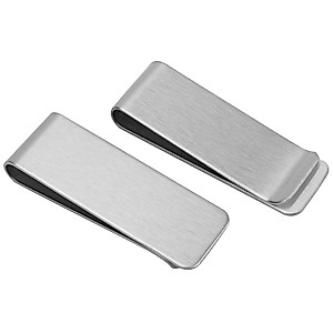 Yarlung 12 Pack Stainless Steel Money Clip, Slim Cash Wallet, Credit Card Holder, Front Pocket Minimalist Wallet