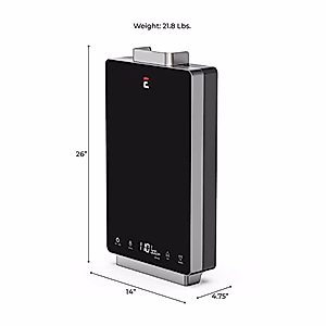 Eccotemp i12-LP Water Heater, 4 GPM, Black