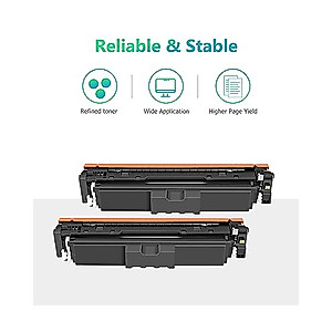 069H Toner Cartridge Compatible Replacement for Canon 069 for imageCLASS MF753Cdw MF751Cdw LBP674Cdw Printer (2 Yellow)