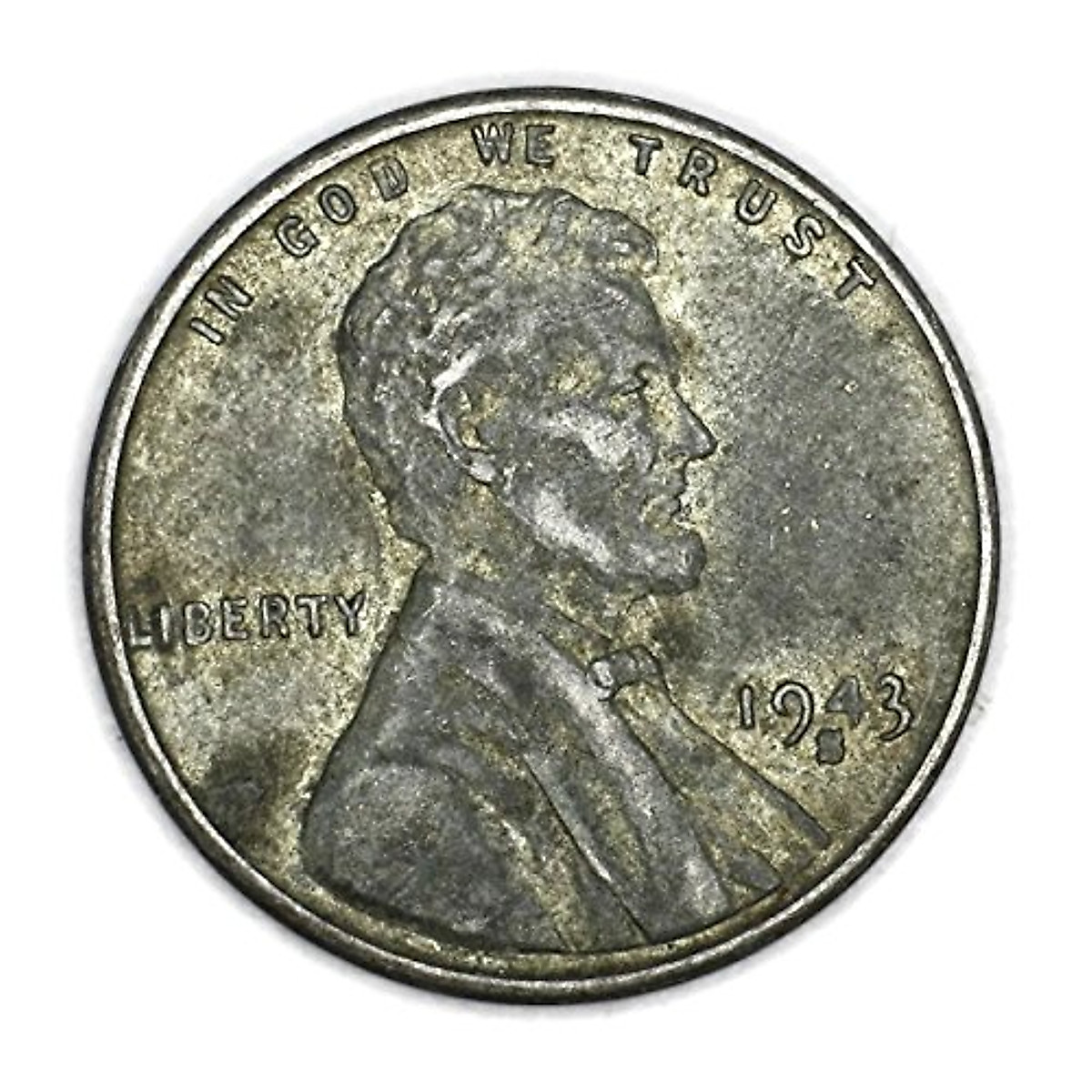 1943 S War Time Steel Lincoln Wheat Penny Good