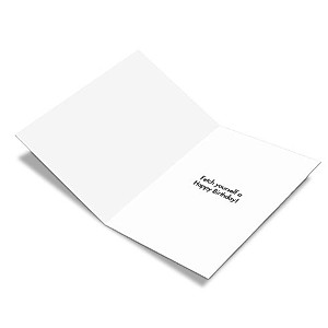 NobleWorks - 1 Adorable Birthday Card Funny - Pet Dog Animal Humor, Bday Notecard with Envelope - Branch Managers C4672BDG