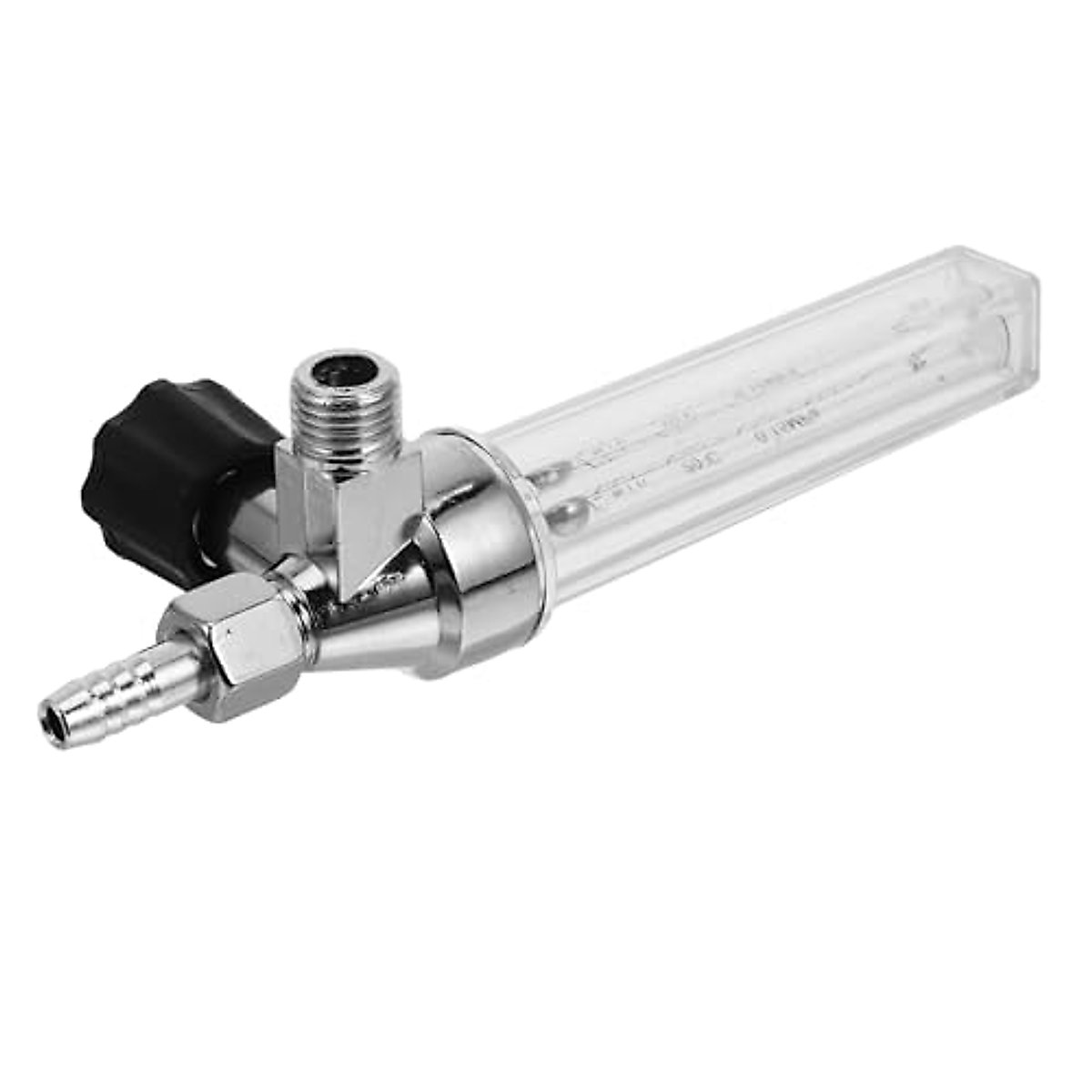 OSOLADY 3pcs Barometer Flowmeter Air Flow Meter Argon Regulator Argon Flow Meter Gas Flow Meter Flow Indicator Flow Meter Tube Measurement Tool Transparent Aluminum Alloy