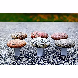 Stone knobs and pulls. Beach Stone Kitchen Cabinet pull knob. Door handle. Stone Cabinet Knobs. Furniture knobs. Drawer Pull. 1 PCS