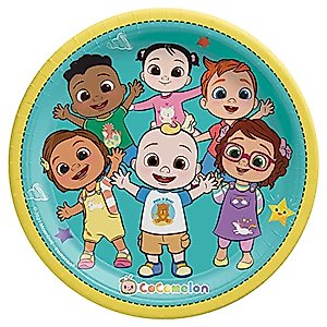 Plate - 9"| Cocomelon | Round | 8 Pcs.