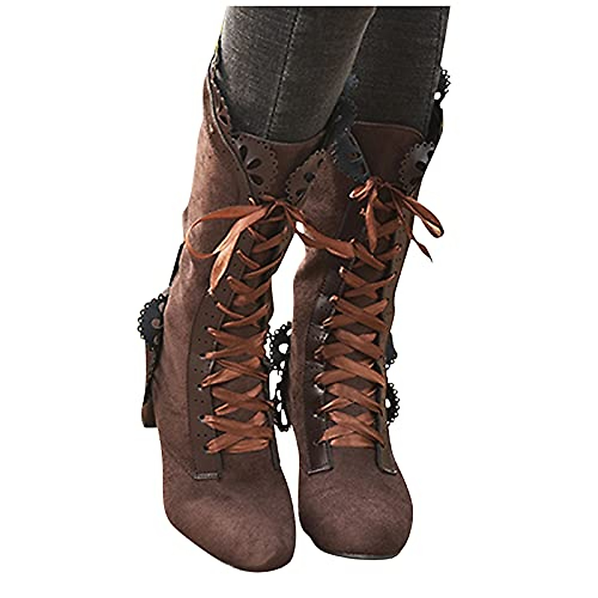 YfiDSJFGJ black leather shorts boots 2023 ankle stone pattern short ladies rhinestone high heel pointe toe comfortable garden boot cowgirl boots knee high