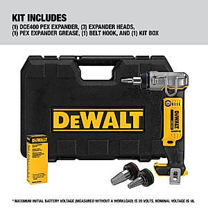 DEWALT 20V MAX* Pex Expander Tool, 1-Inch, Tool Only (DCE400B)