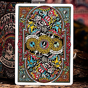 theory11 Grateful Dead Playing Cards Premium Deck with Iconic Band-Themed Artwork