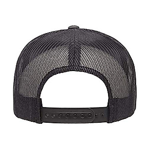 Yupoong Men's one_Size Trucker Cap, Black, Alpha