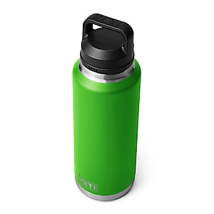 YETI Rambler 46 oz Bottle, Vacuum Insulated, Stainless Steel with Chug Cap, Canopy Green
