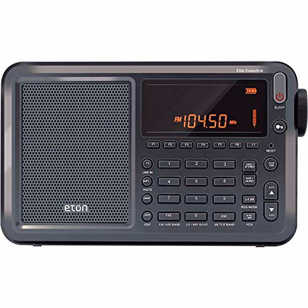 Eton - Elite Executive AM/FM/Aircraft Band/SSB/Shortwave Radio, Radio Data System (RDS), 700 Presets, Single Side Band, Clock and Sleep Timer, Shortwave and Longwave, Commitment to Preparedness