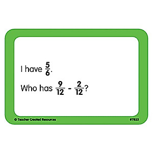 Teacher Created Resources I Have… Who Has…? Math Grades 4-5 (7833)