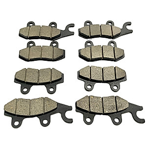 Complete Front and Rear Severe Duty Brake Pad Set for 2008-2013 Yamaha Rhino 700