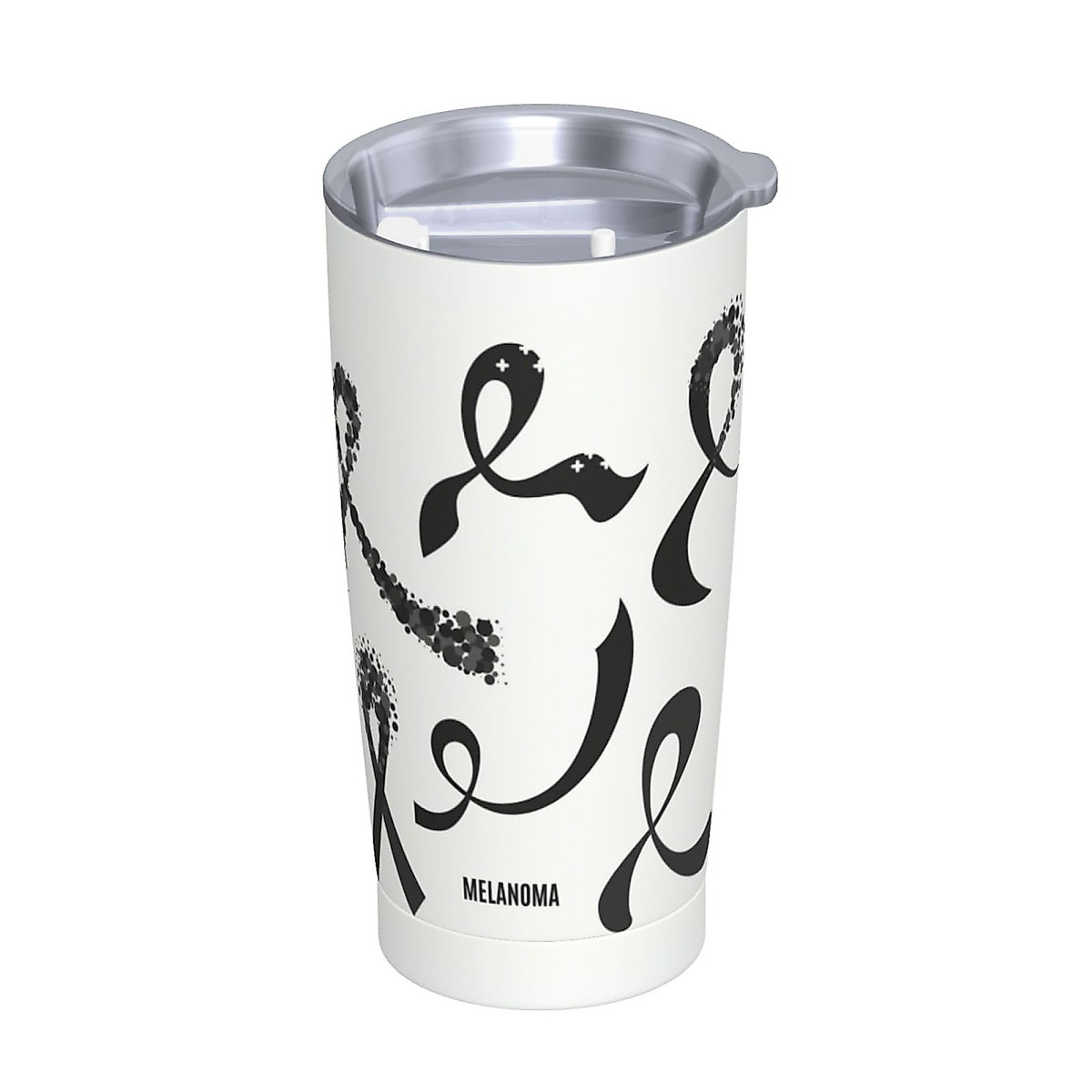 Uniwneds May Is Melanoma Awareness Month Mugs Stainless Steel Tumbler With Lid And Straw 20 Oz Insulated Travel Coffee Mugs Cap Bottle Gifts For Women Men
