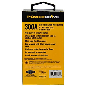 POWERDRIVE 300 Amp Circuit Breaker with Switch