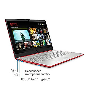 2021 HP Pavilion 15.6" HD Laptop Computer, Intel Dual-core Pentium Processor, 16GB RAM, 512GB SSD, HD Webcam, Intel UHD Graphics 605, Bluetooth, USB-C, Windows 10 S, Red, 32GB SnowBell USB Card