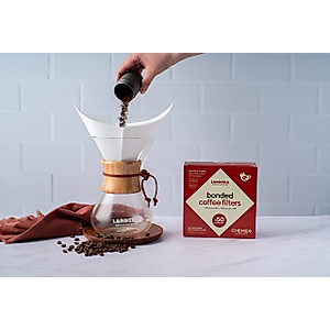 Chemex-Compatible Bonded Coffee Filters for Chemex Coffee Maker (100 filters)