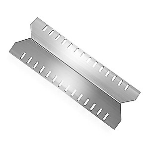 Grill Heat Plate Shield Tent BBQ Parts Replacement for Huntington 24025HNT, Master Forge 30030MSF Fiesta, Cook-Rite EL30034 Stainless Steel Burner Cover Flame Tamer, 19 9/16" Heat Shield