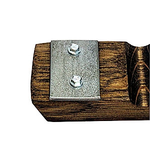 Barrel-Art Barrel Stave Whiskey Burbon Scotch Glass Coaster and Cigar Holder, Dark Walnut